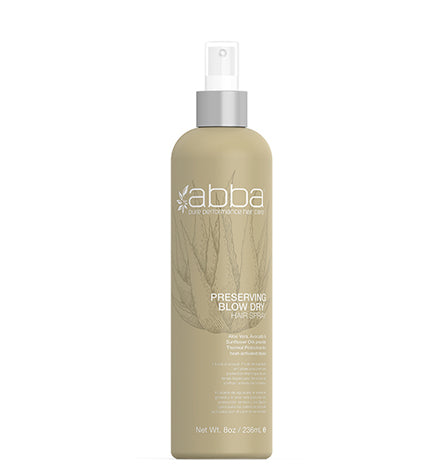 Preserving Blow Dry Spray – Abba® Pure Performance Hair Care™
